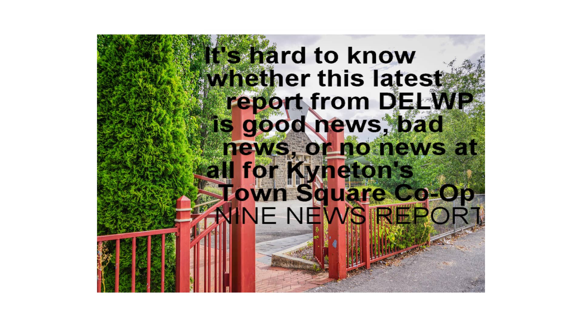 The DELWP report on Nine News on Vimeo