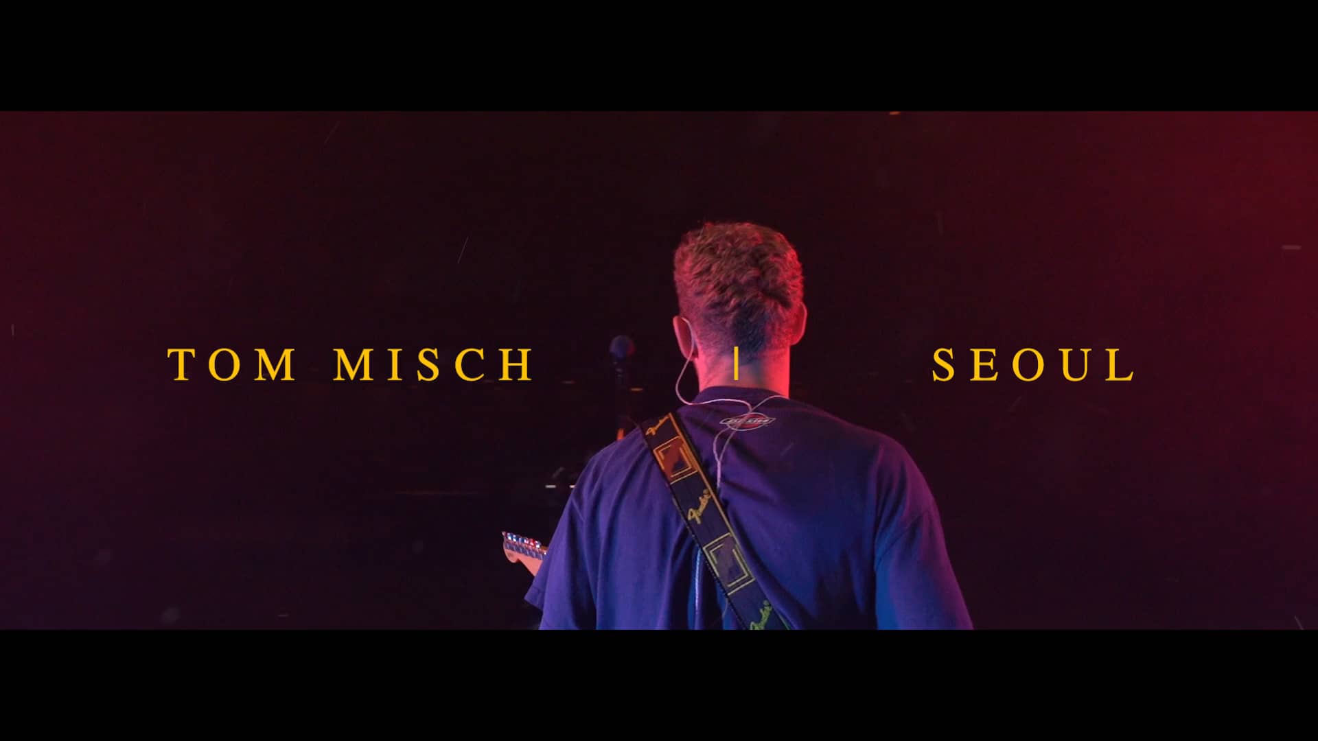 Tom misch - 2018 Seoul Live Tour Video on Vimeo