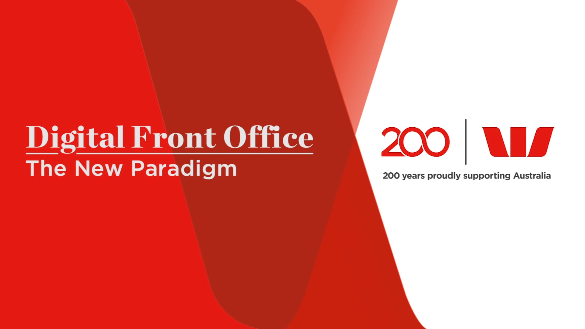 Westpac Digital Front Office on Vimeo