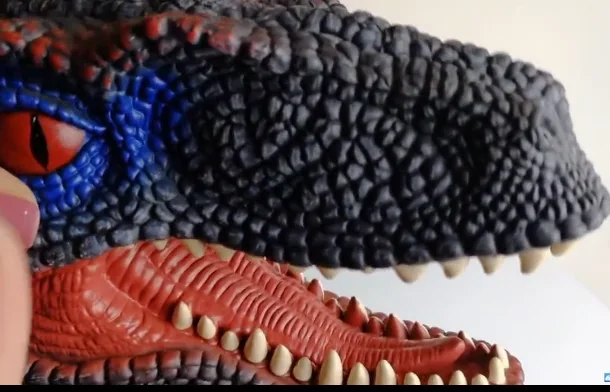 Educational Realistic Animal Head Hand Puppet Indoraptor on Vimeo