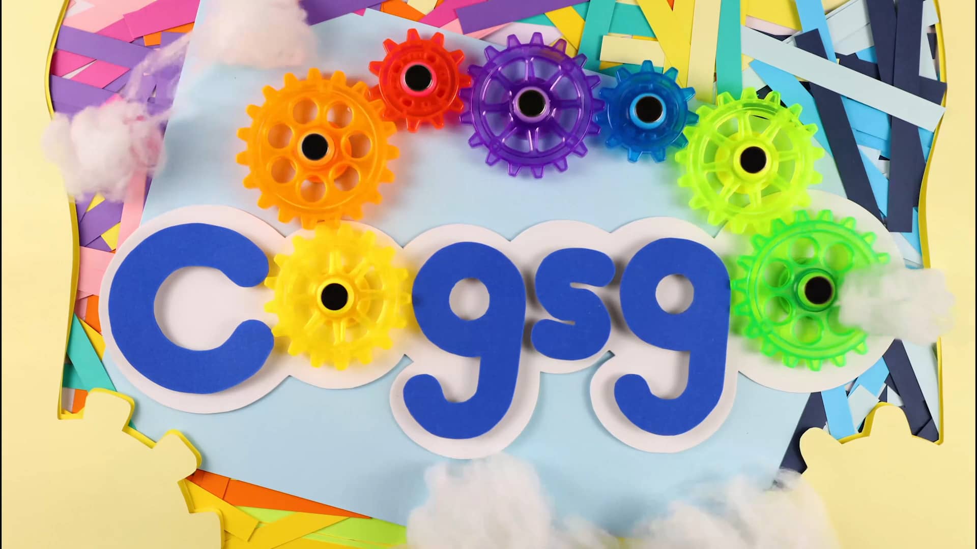 Rainbow Cogs' n Cogs Stop Motion Video | Cogsgo on Vimeo