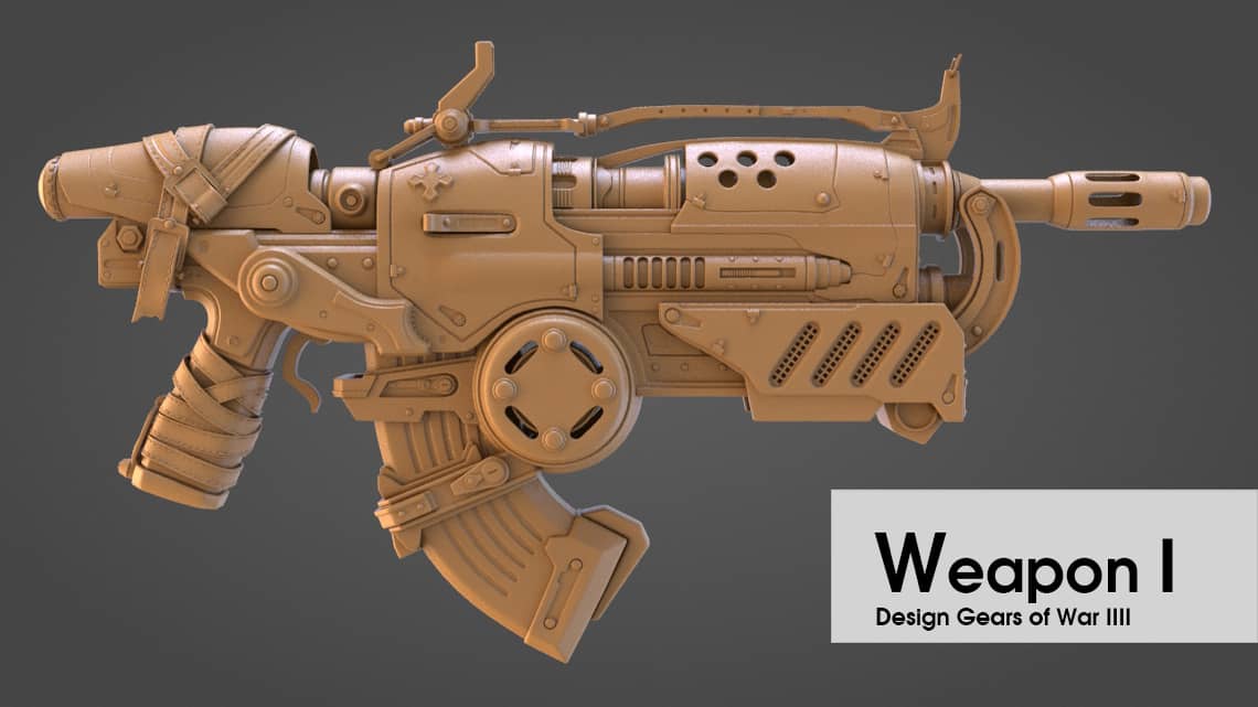 Weapon Modeling_Timelapse on Vimeo