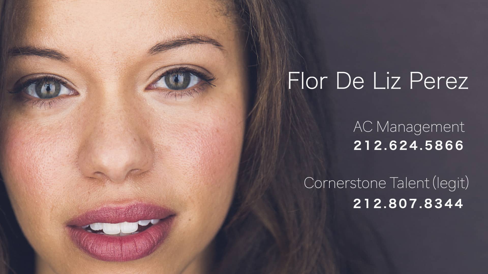 Flor De Liz Perez ACTING REEL on Vimeo