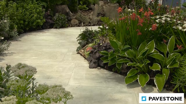 Pavestone - Pavestone Dolomite Dust Porcelain Paving Pathway on Vimeo