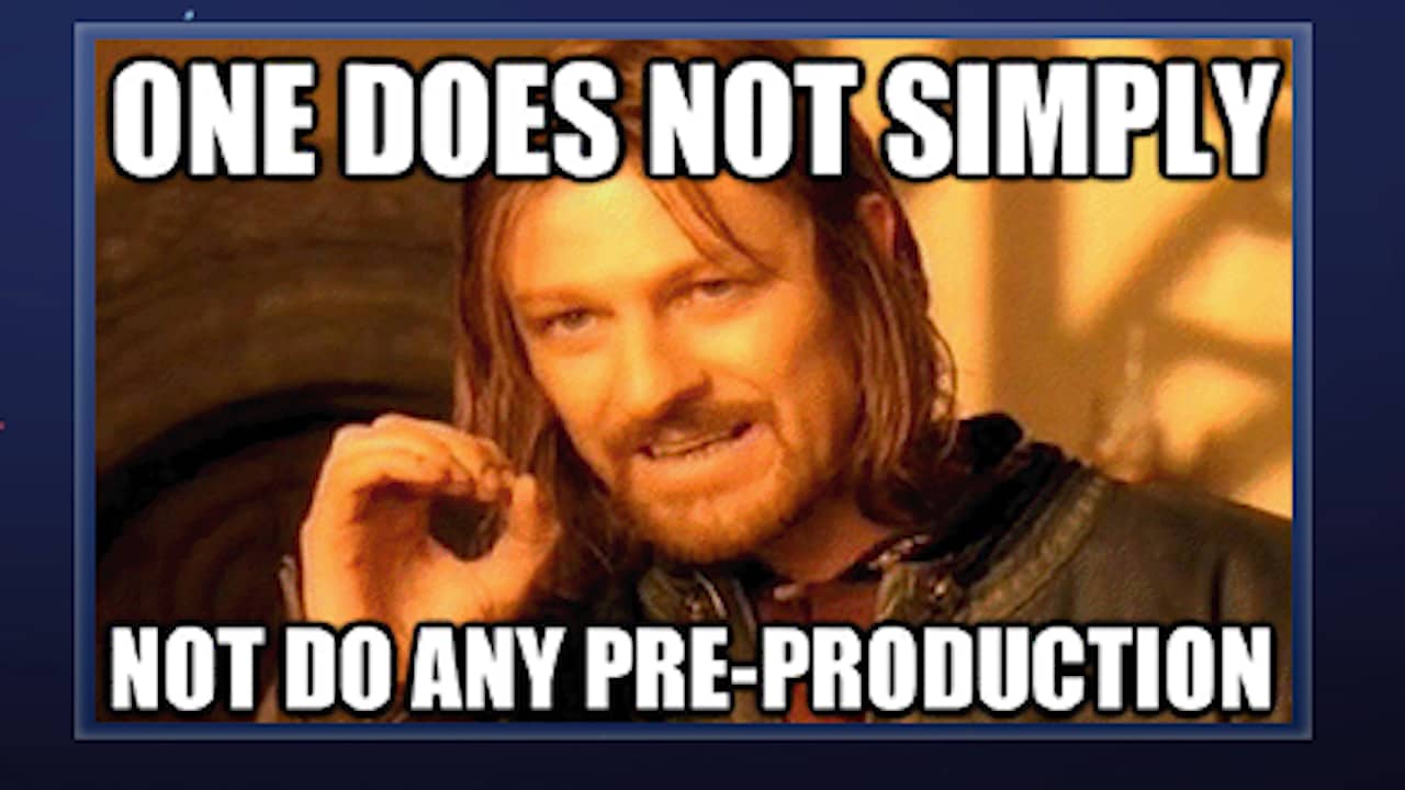 Video Essay on the importance of Pre-Production and having a Director ...