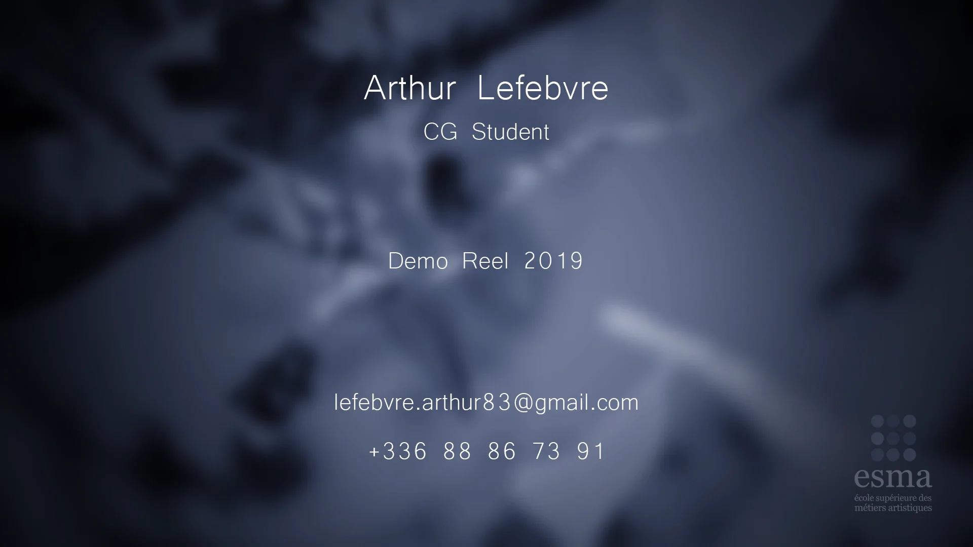 Lefebvre Arthur Demo Reel 2019 on Vimeo