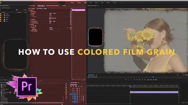 Color Film Grain Texture