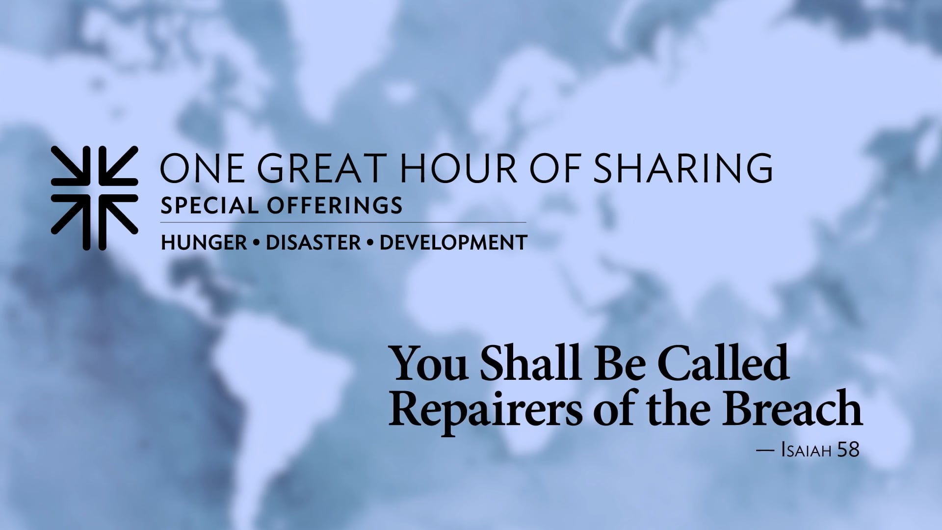 One Great Hour of Sharing on Vimeo