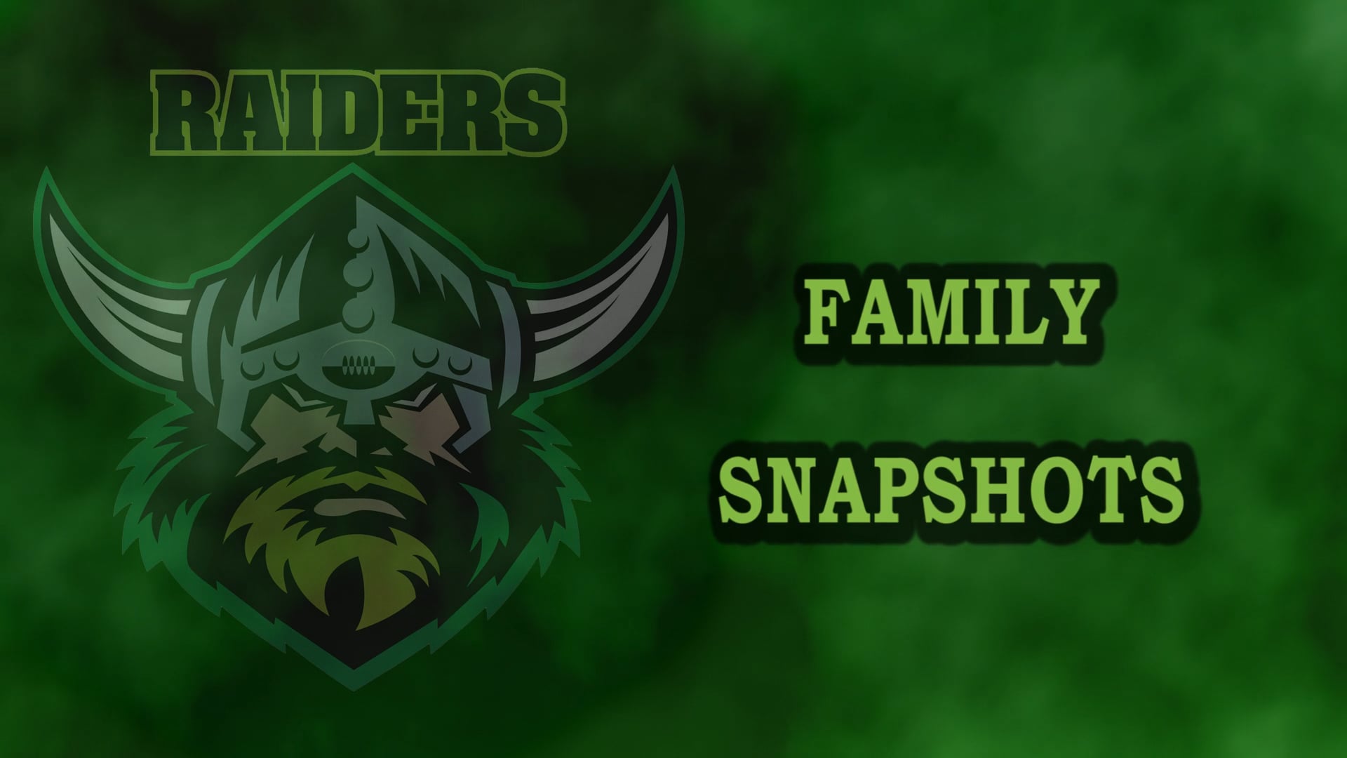 Raiders Family Snapshot (2014): Frances Heaney on Vimeo