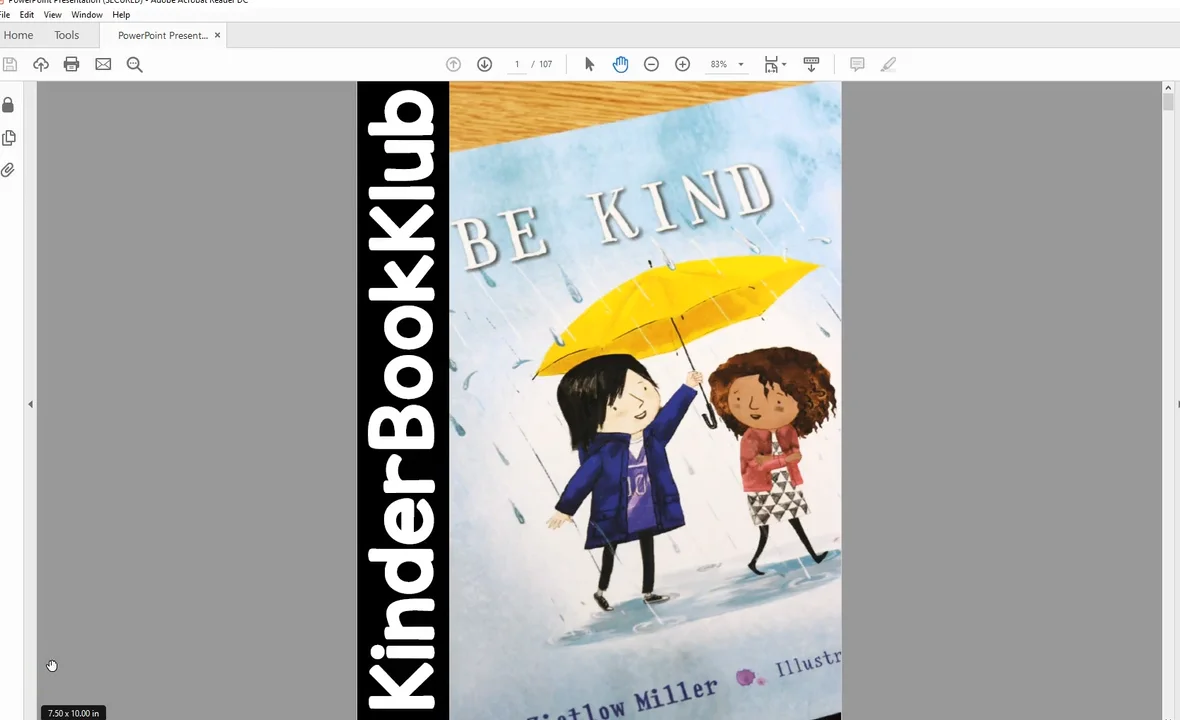 KinderBookKlub Be Kind on Vimeo
