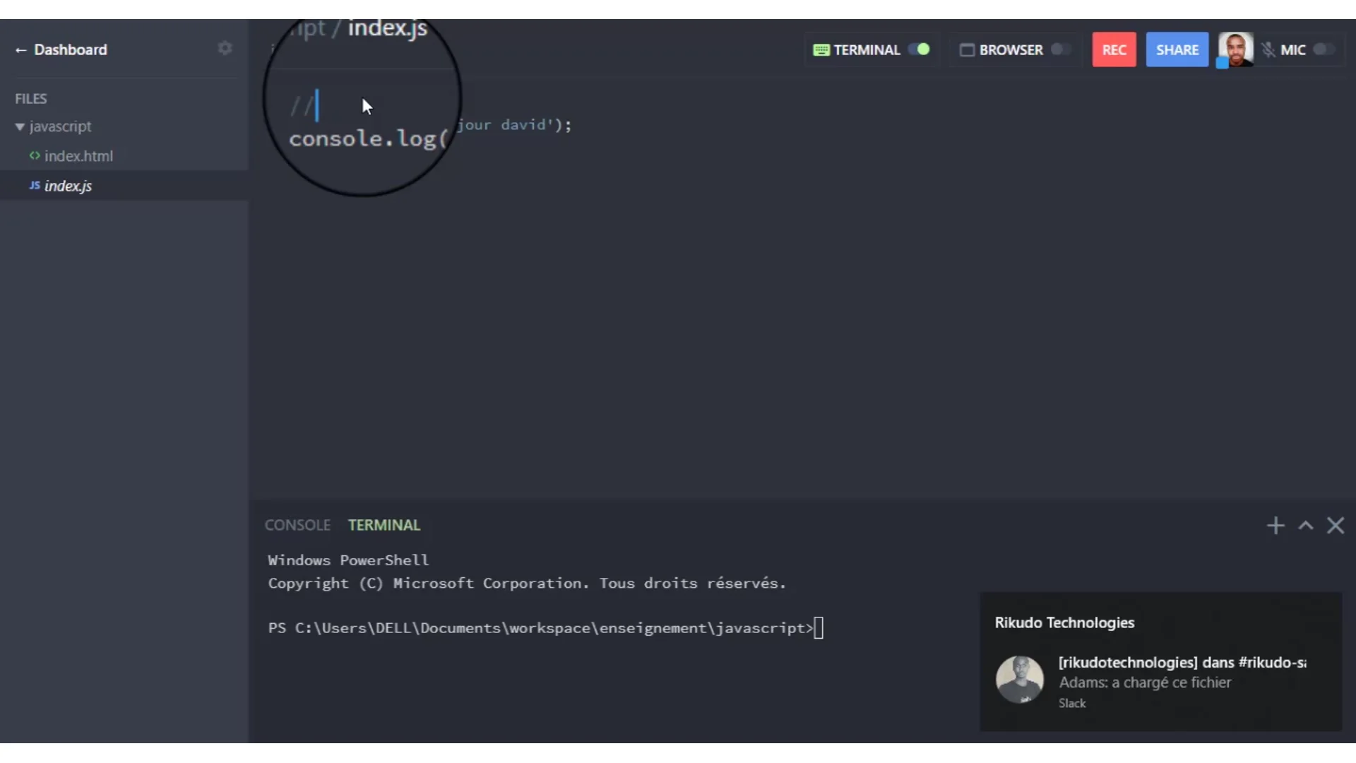 JavaScript Les Commentaires 2 on Vimeo