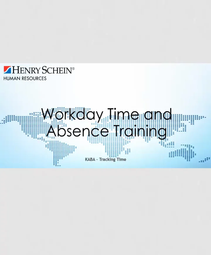 Workday Time and Absence KABA Time Tracking - Workday Time and Absence ...