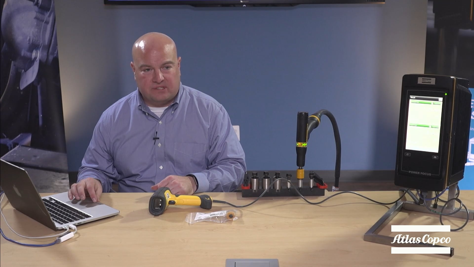 19. Power Focus 6000 Configuring a Barcode Scanner Atlas Copco