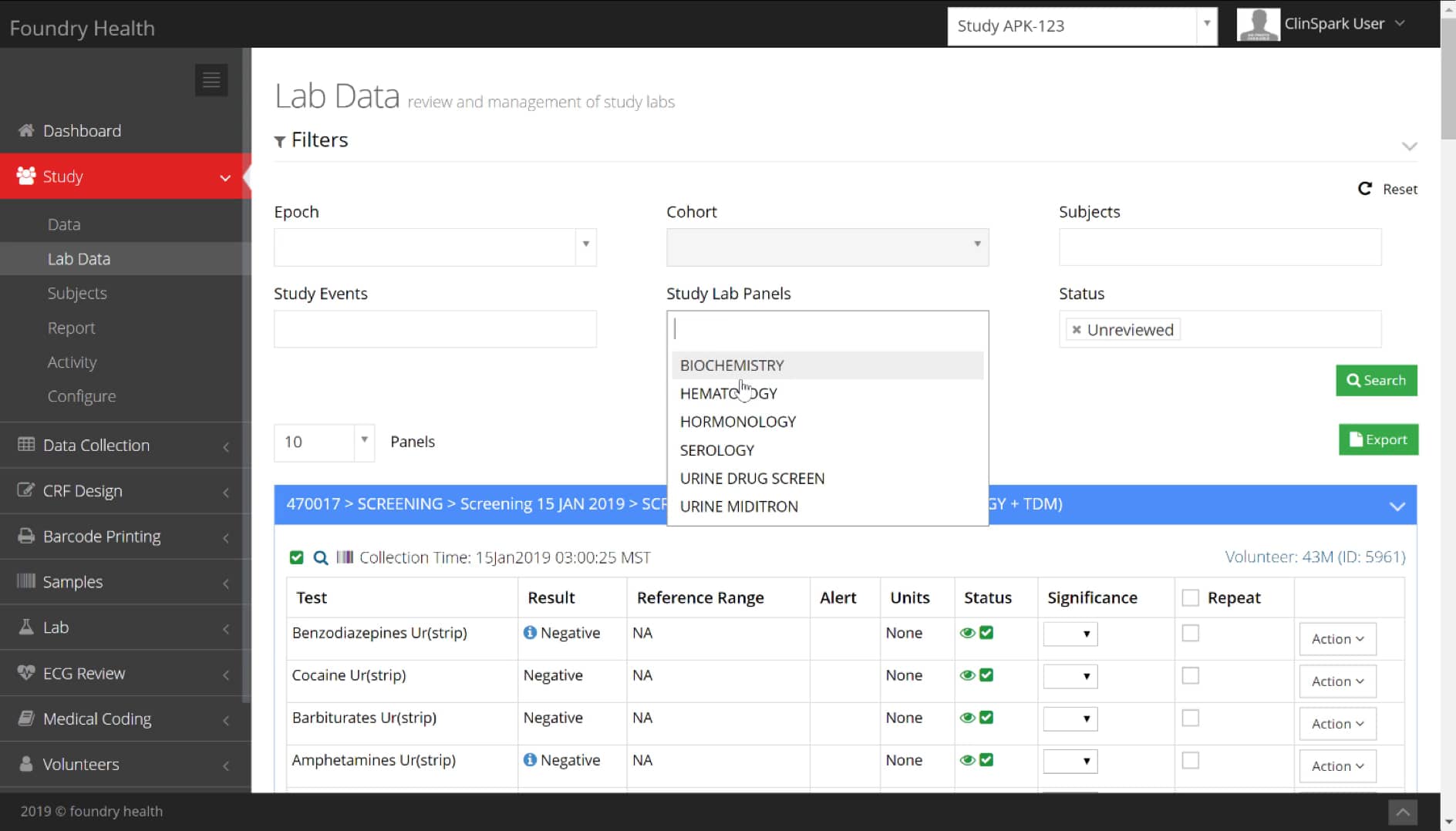 ClinSpark Demo - Safety Lab on Vimeo