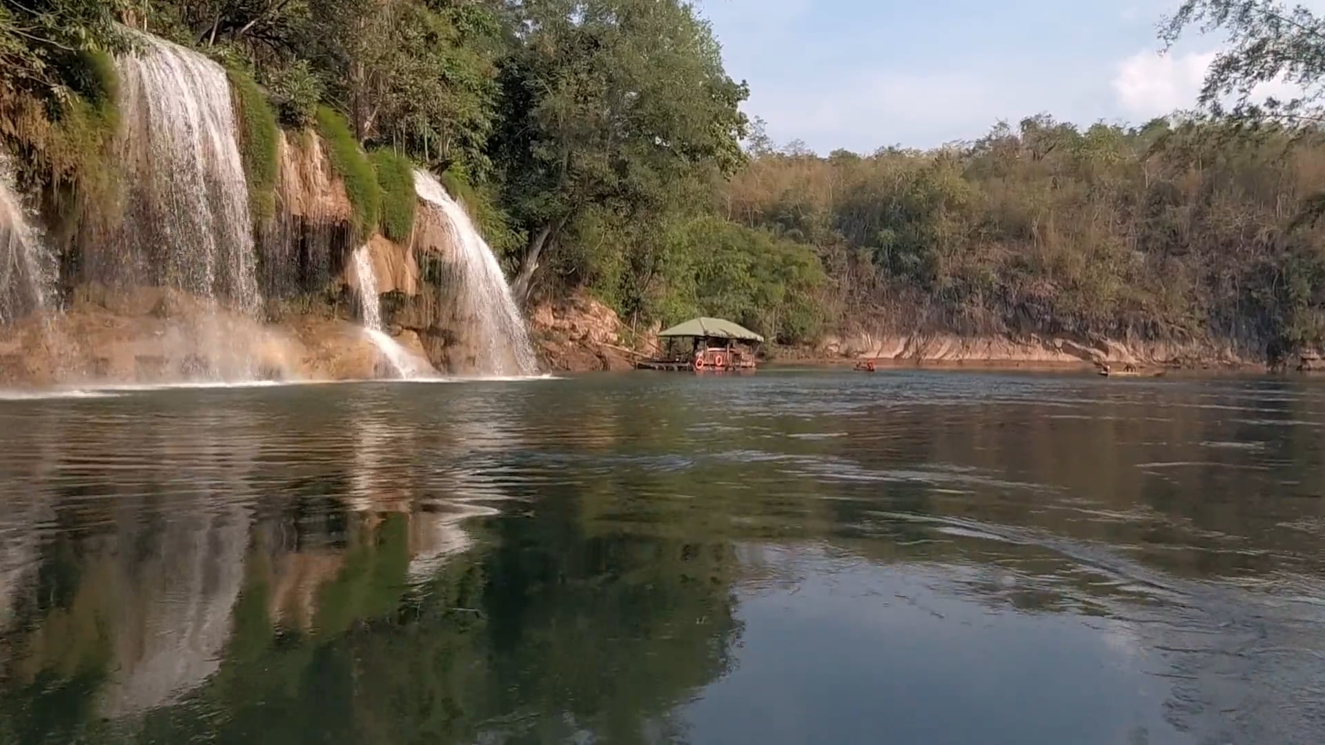 Watch Virtual Rowing - Sai Yok Waterfalls with Limestone Rock ...