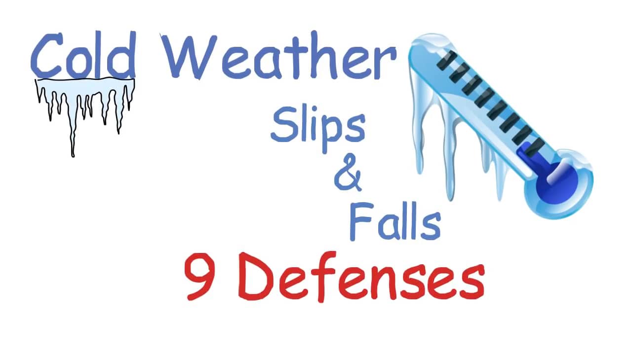 Cold Weather Slips and Falls - 9 Defenses - Safety Training Video ...