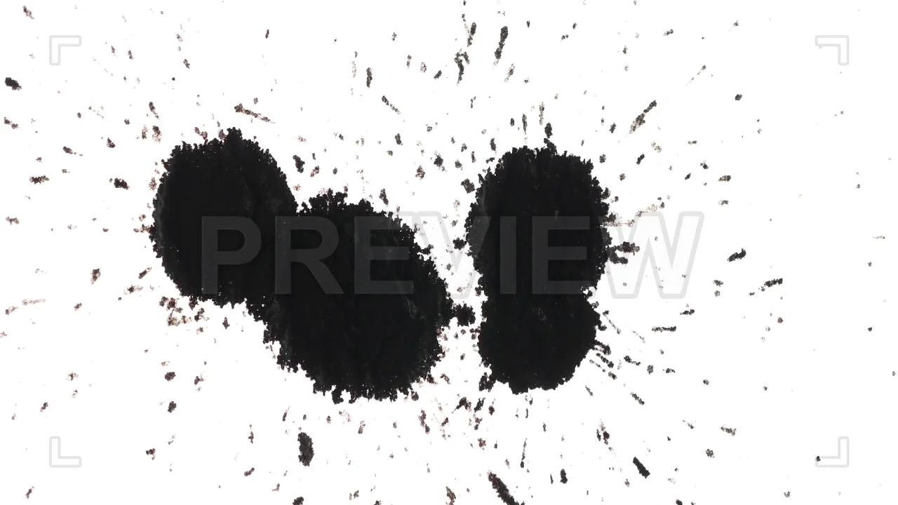 Black Ink Blots Drop Stock Video on Vimeo