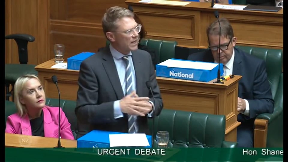 Hon Shane Jones conflict of interest - Urgent Debate - Video 1 on Vimeo