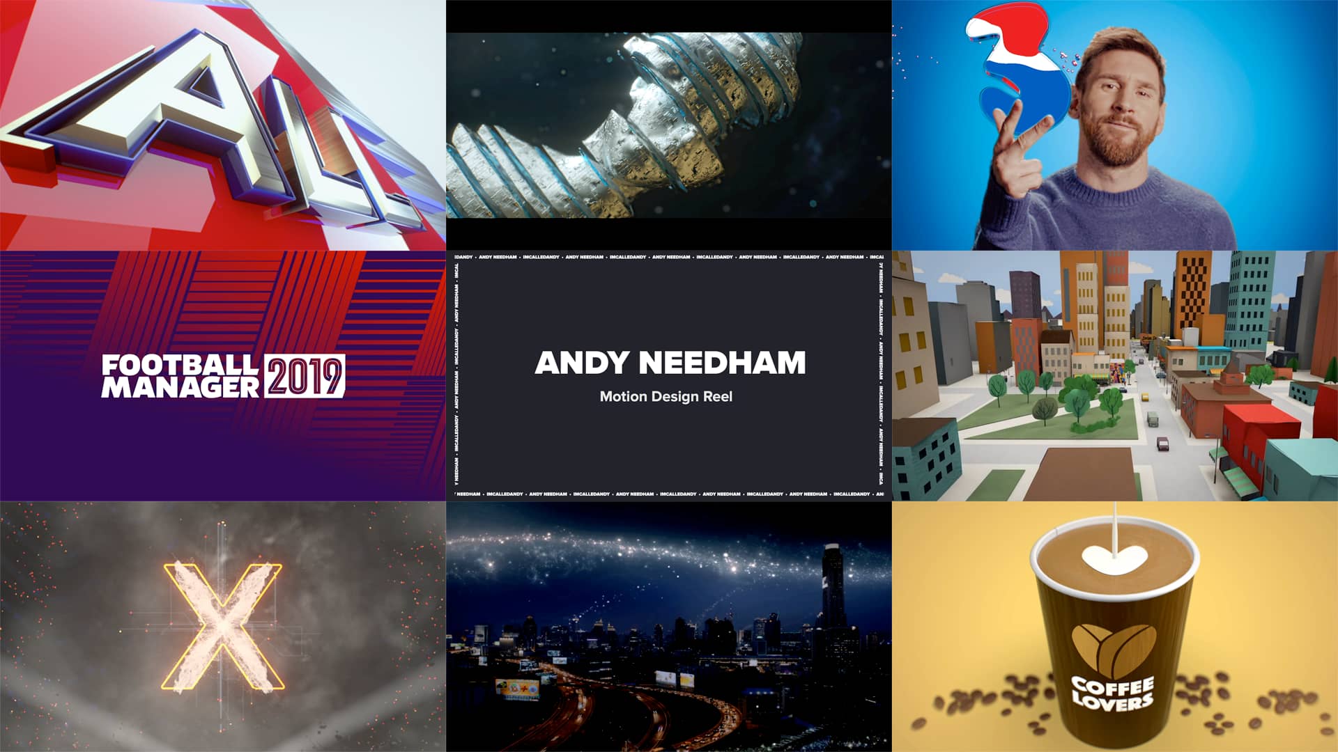 Andy Needham / imcalledandy - Showreel on Vimeo