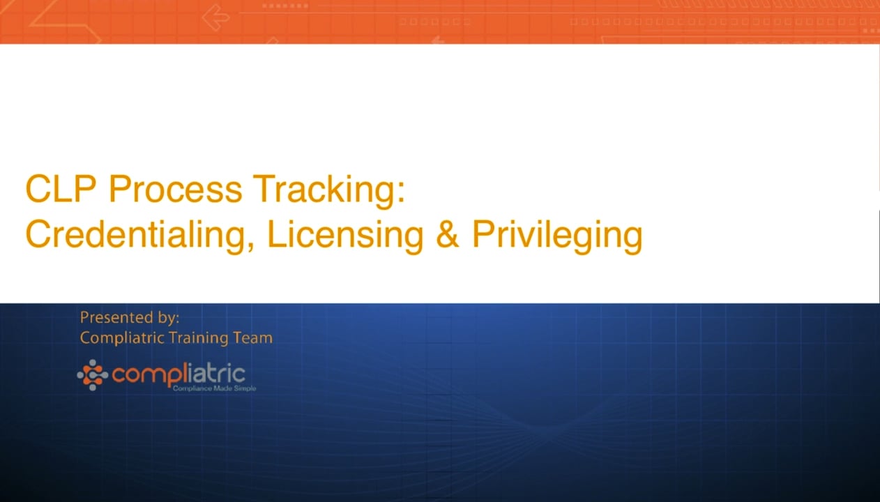 CLP Process Tracking - CLP Process Tracking on Vimeo