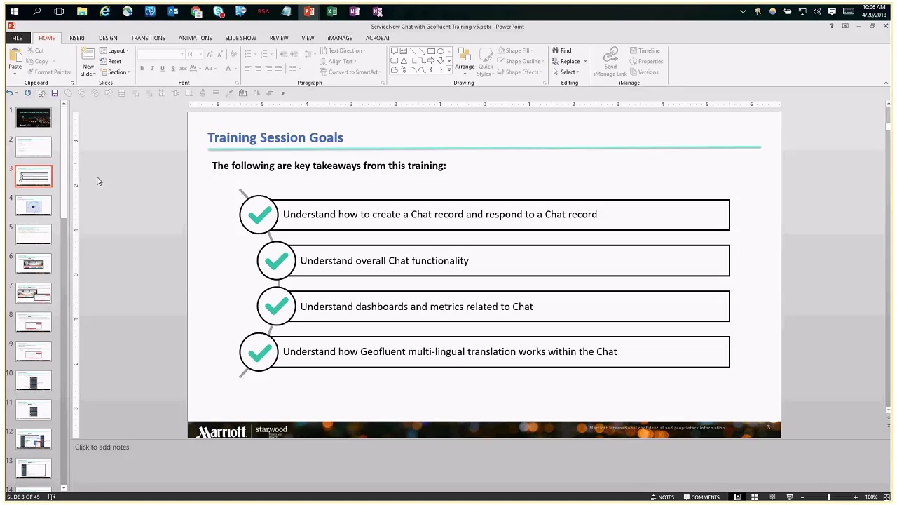 ServiceNow (SNOW) Chat and Geofluent . . . - Friday, April 20, 2018 10. ...