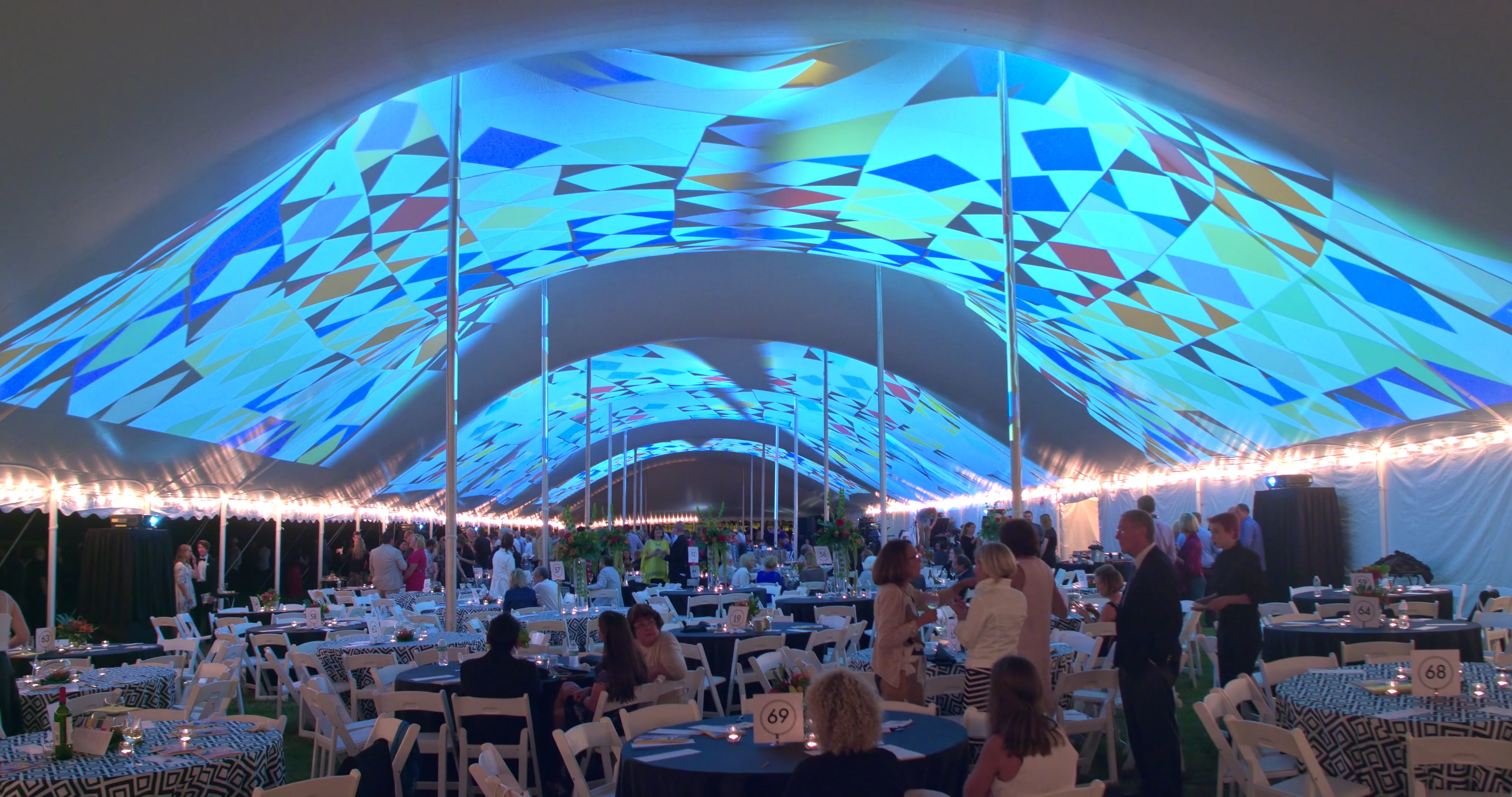 Projection Mapping Examples - Tent Projection Mapping on Vimeo