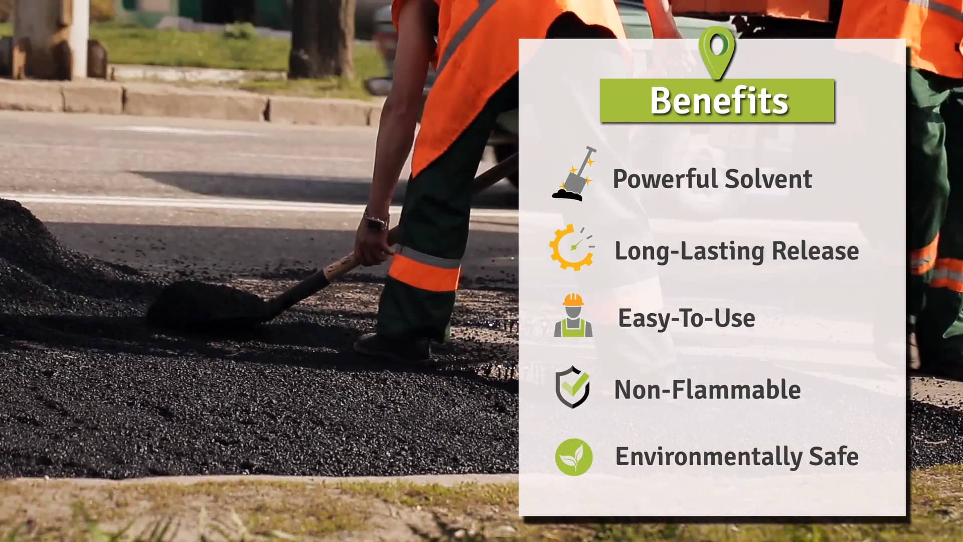 PavePro - Biodegradable Asphalt Solvent Demo on Vimeo