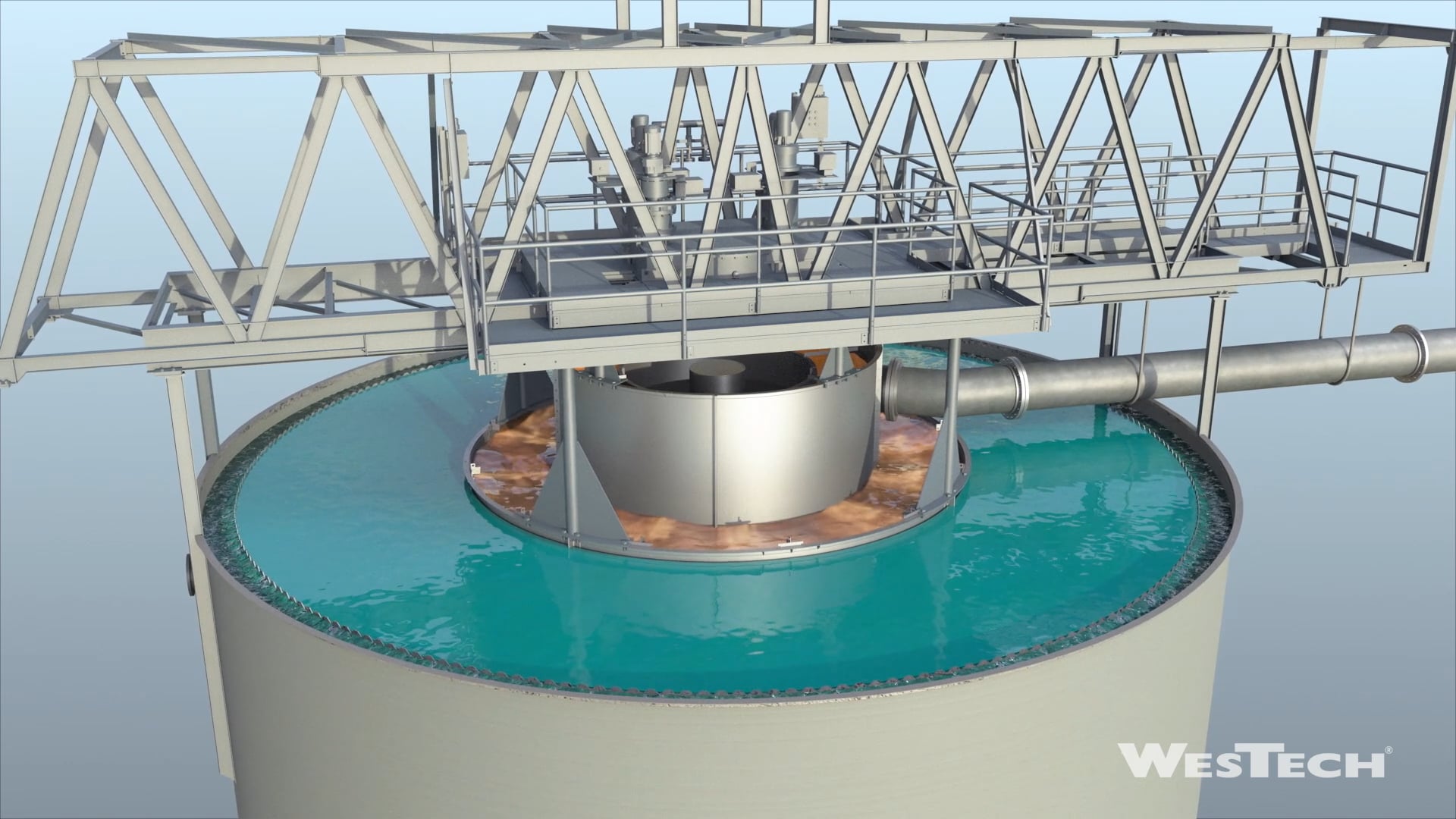 EvenFlo® Feedwell Improves Thickener and Clarifier Performance on Vimeo