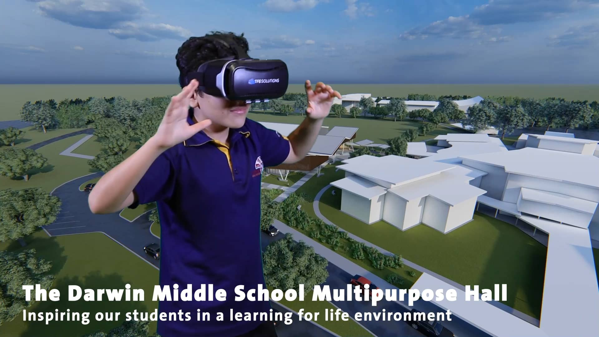 Darwin Middle School Multipurpose Hall 3D on Vimeo