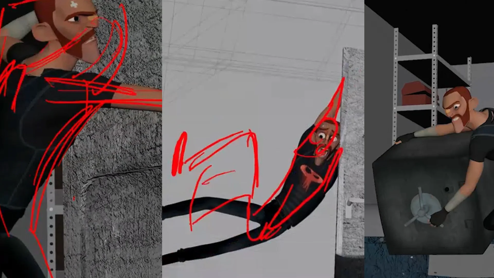 Safe Escape Animation Progression