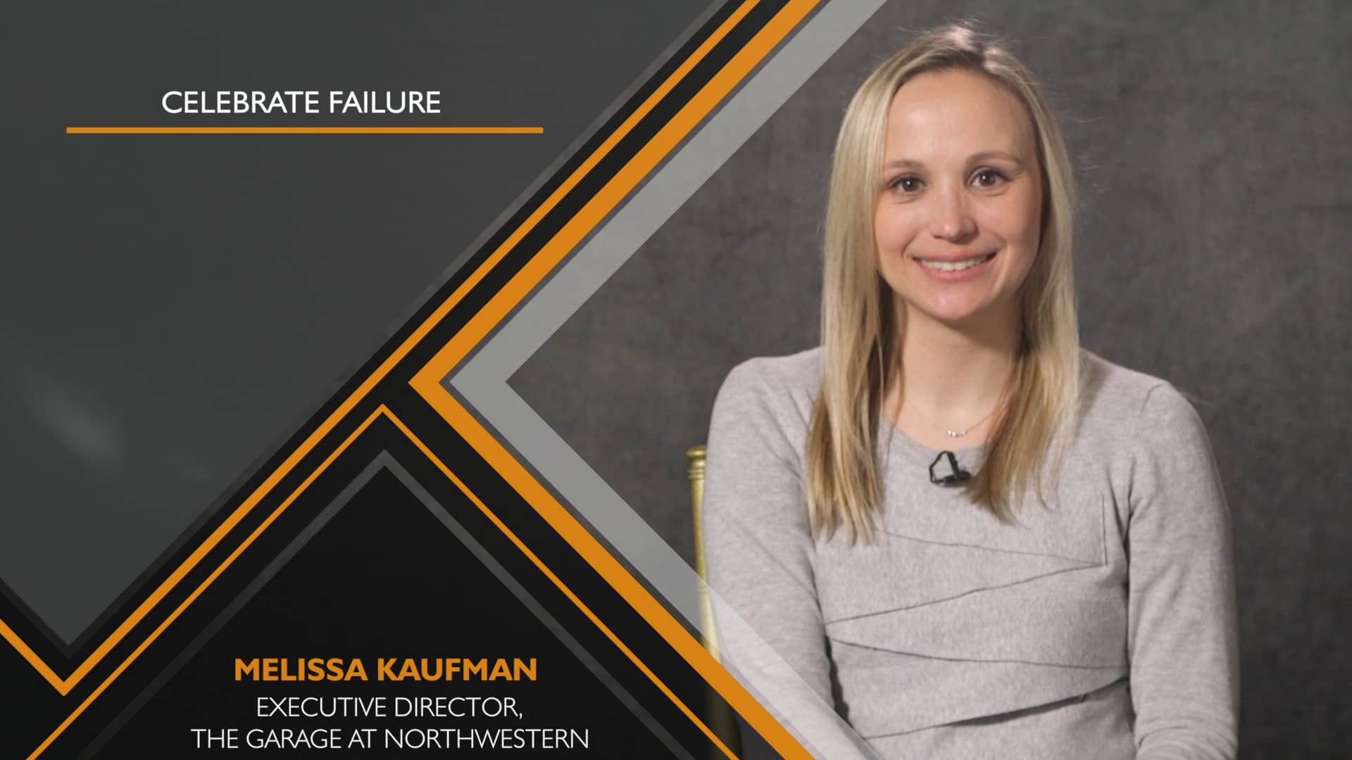 Melissa Kaufman - Executive Director, The Garage at Northwestern on Vimeo