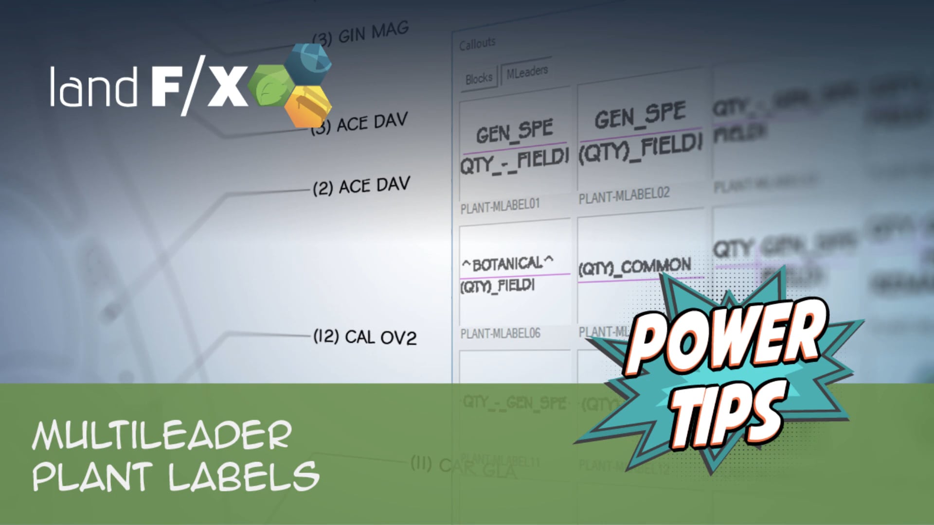 Power Tip: Multileader Plant Labels on Vimeo