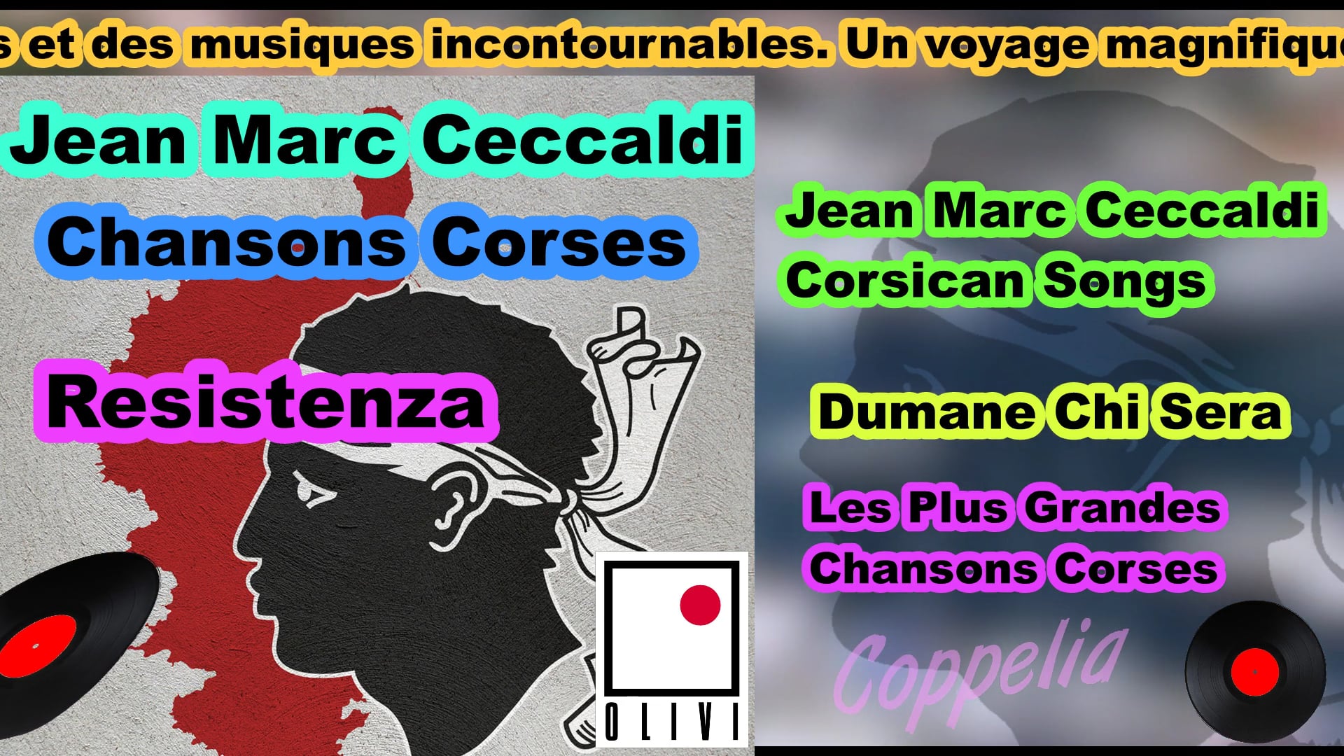 CHANSONS CORSES -JEAN MARC CECCALDI ALBUM RESITENZA - COPPELIA OLIVI on ...