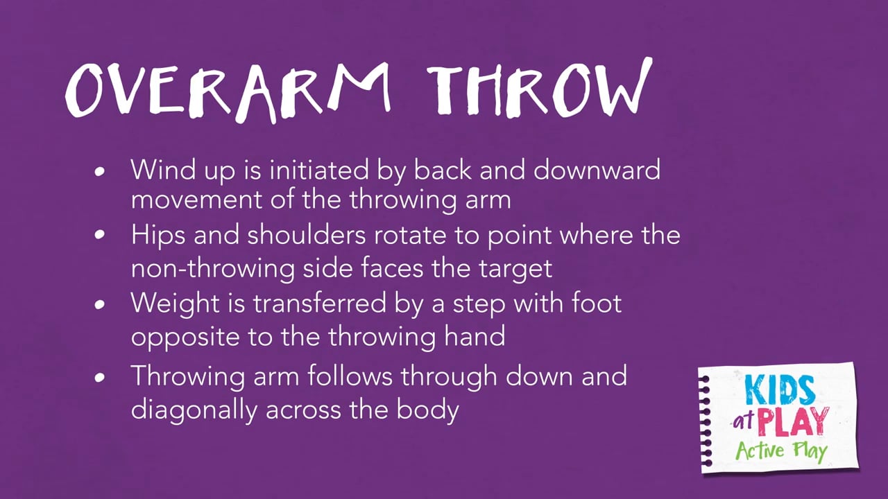 Kids at Play - overarm throw on Vimeo