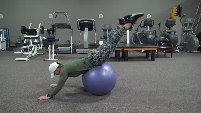 Reverse Hyperextension On Ball