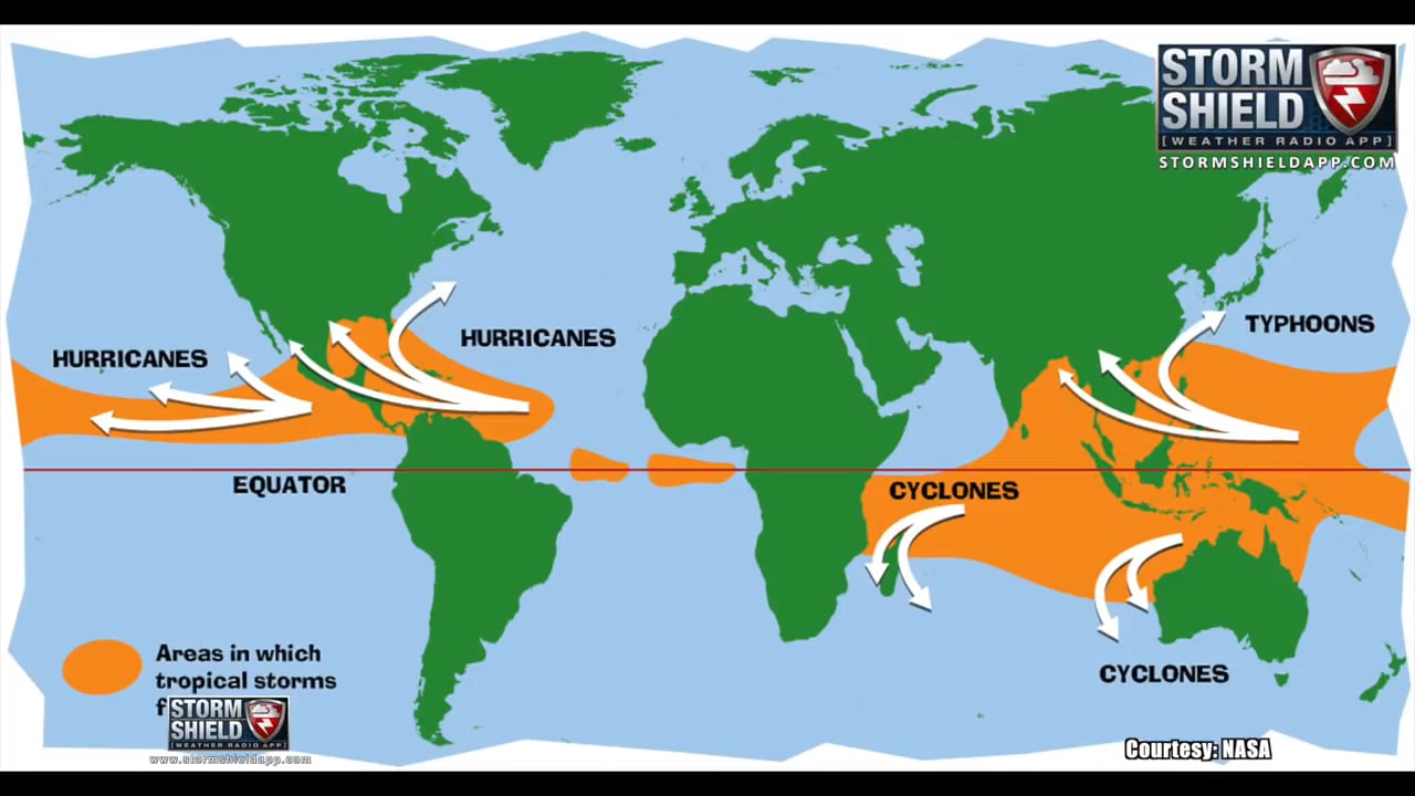 Hurricane vs Cyclone vs Typhoon on Vimeo