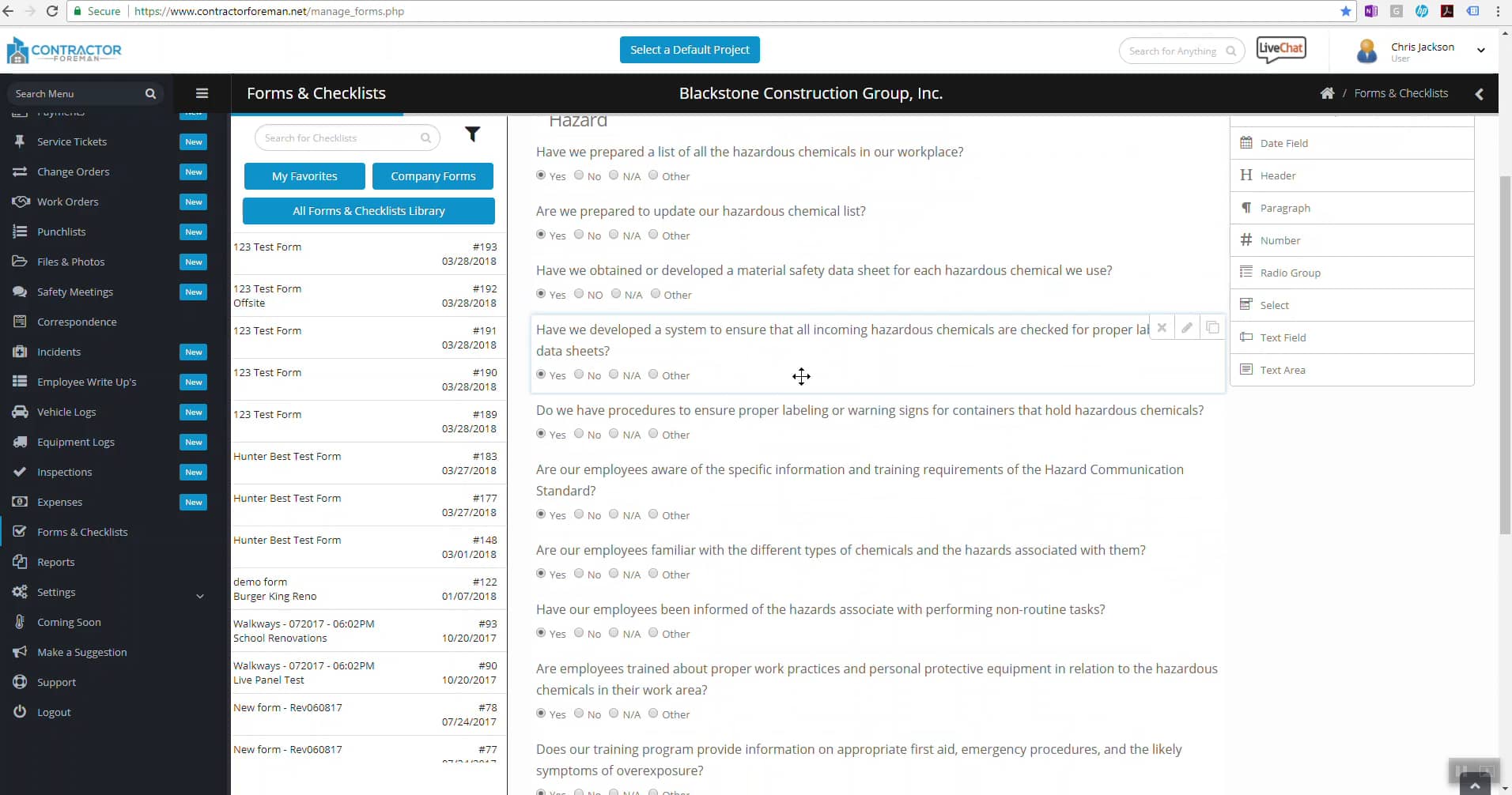 Creating Forms & Checklists with Contractor Foreman on Vimeo