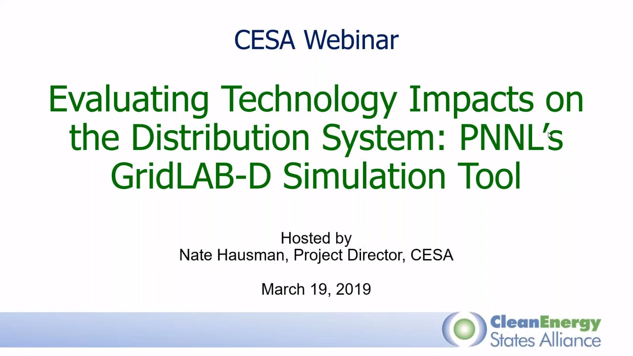 Evaluating Technology Impacts on the Distribution System: PNNL’s ...