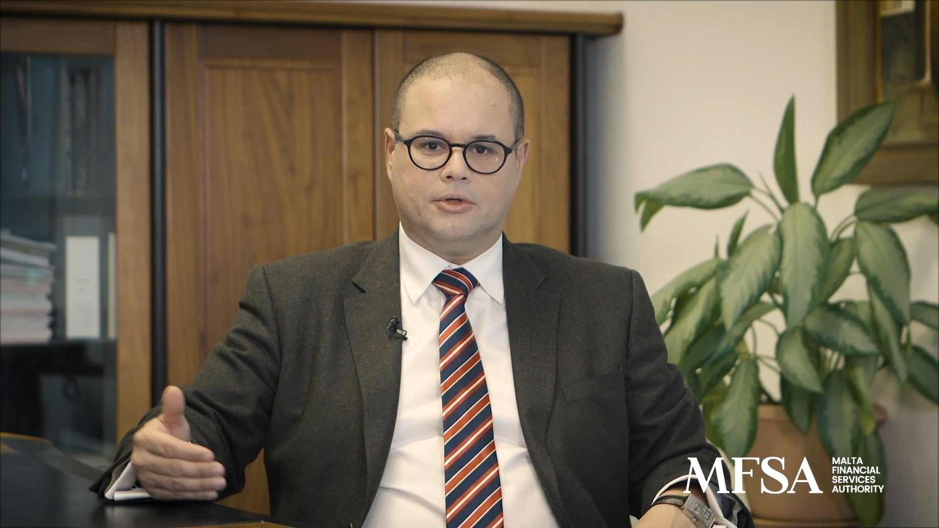 MFSA Dr Christopher Buttigieg at the ADC Global Blockchain Summit 2019 ...