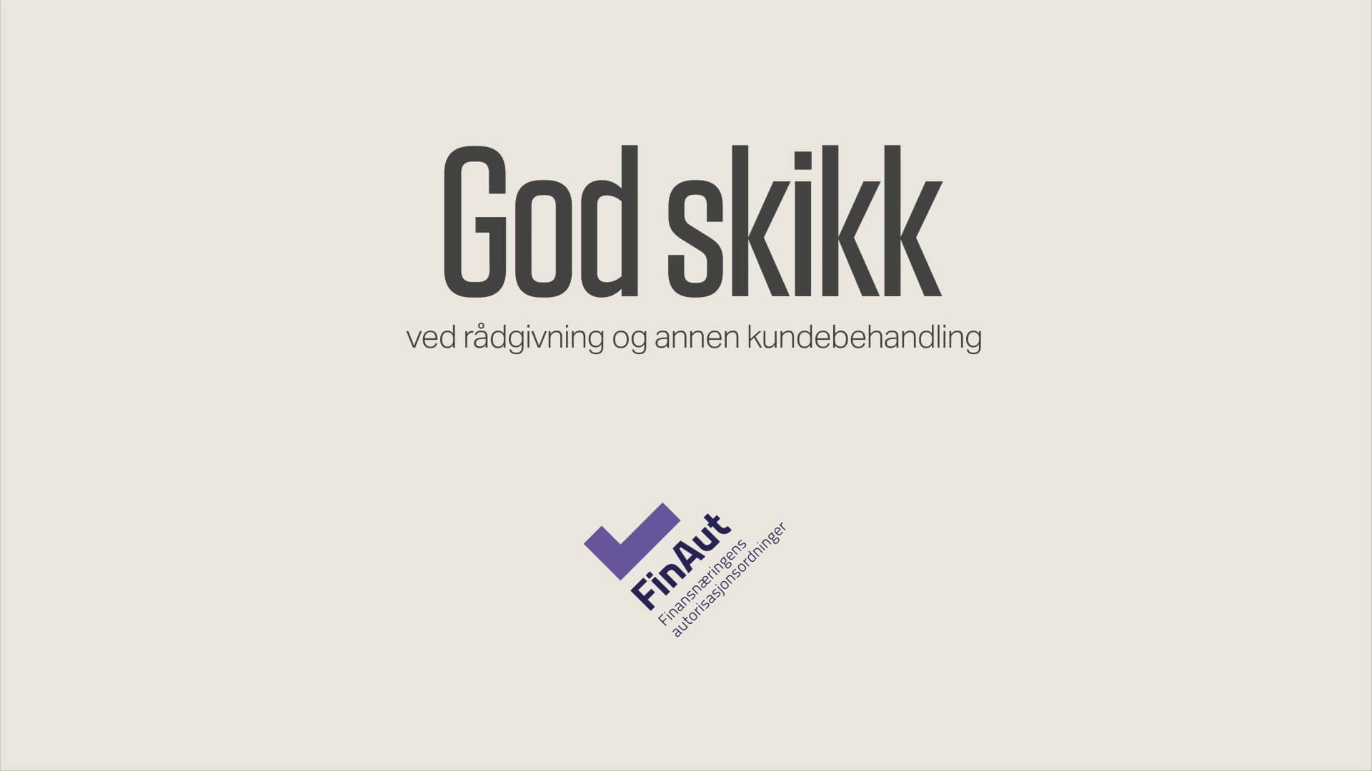 Finaut - God skikk on Vimeo