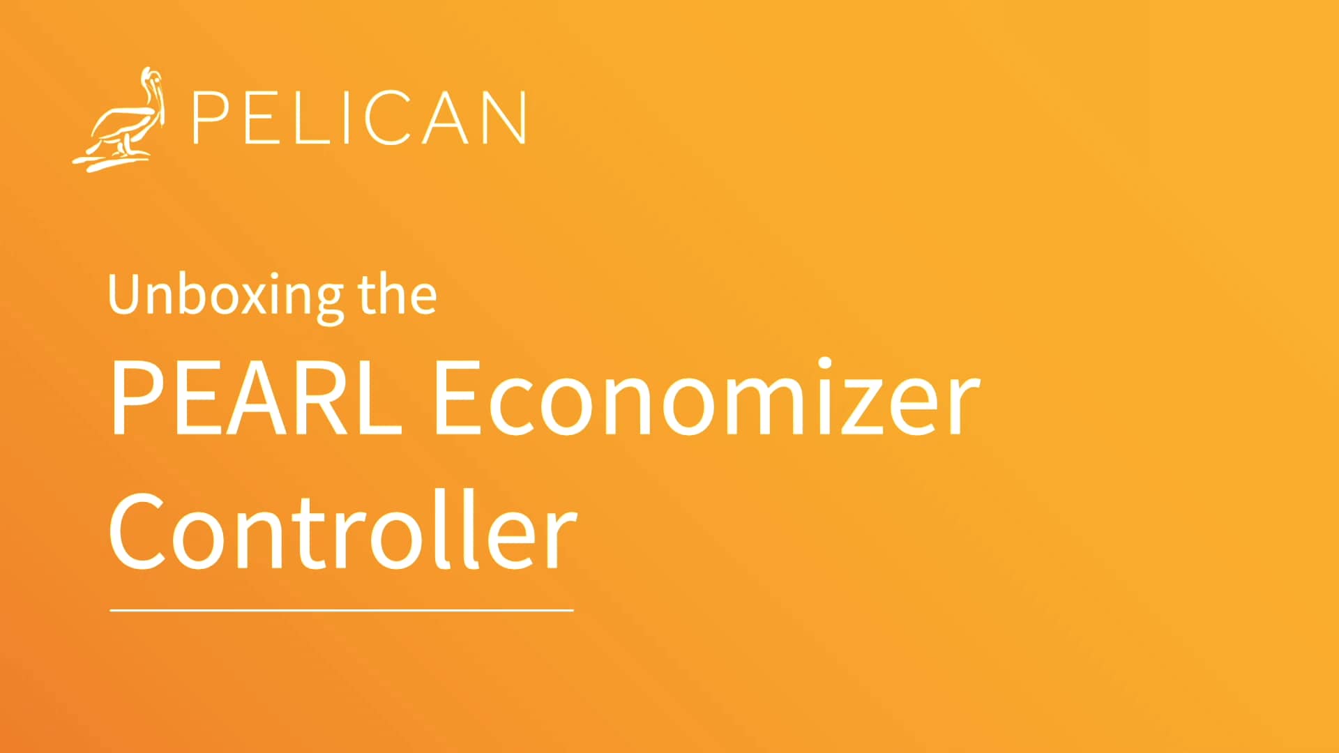 Unboxing the PEARL Economizer Controller - Pelican Wireless on Vimeo