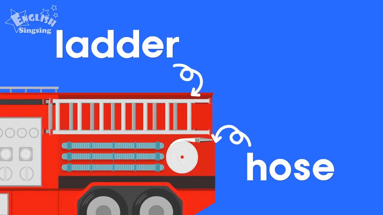 Kids vocabulary - Fire station - firefighter vocab - Learn English for ...