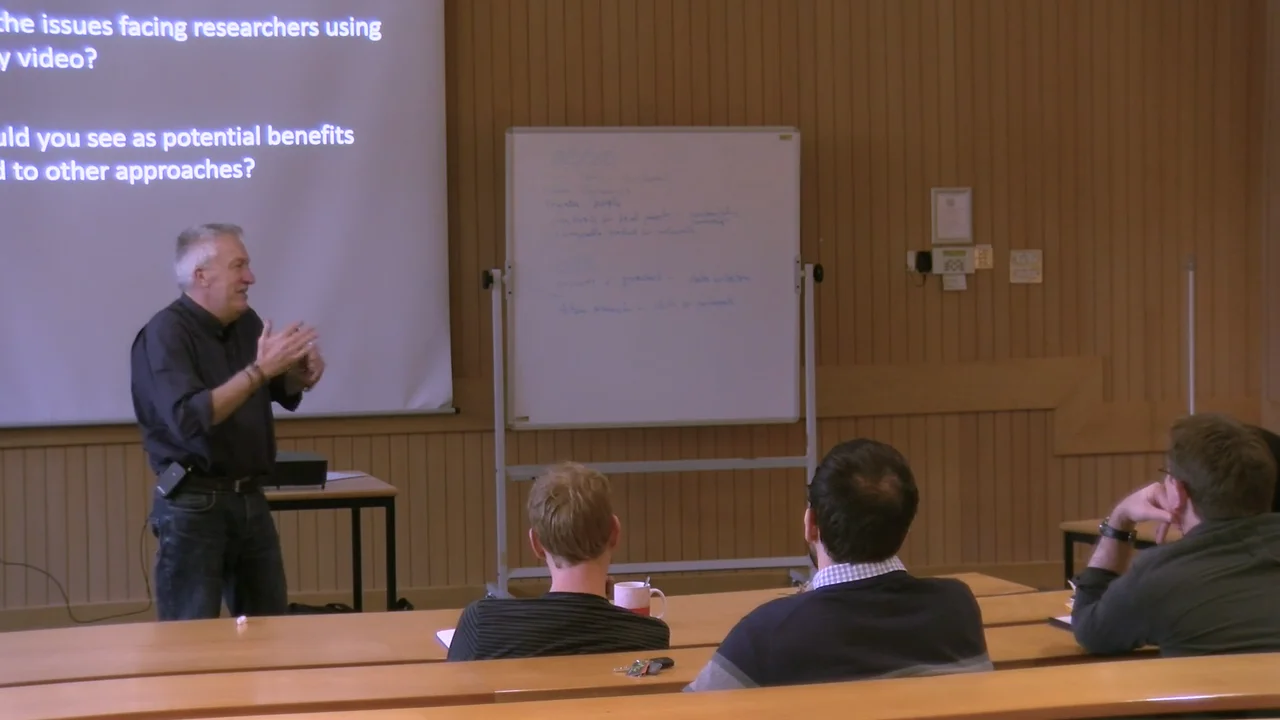 Clive Reading Uni session on Vimeo