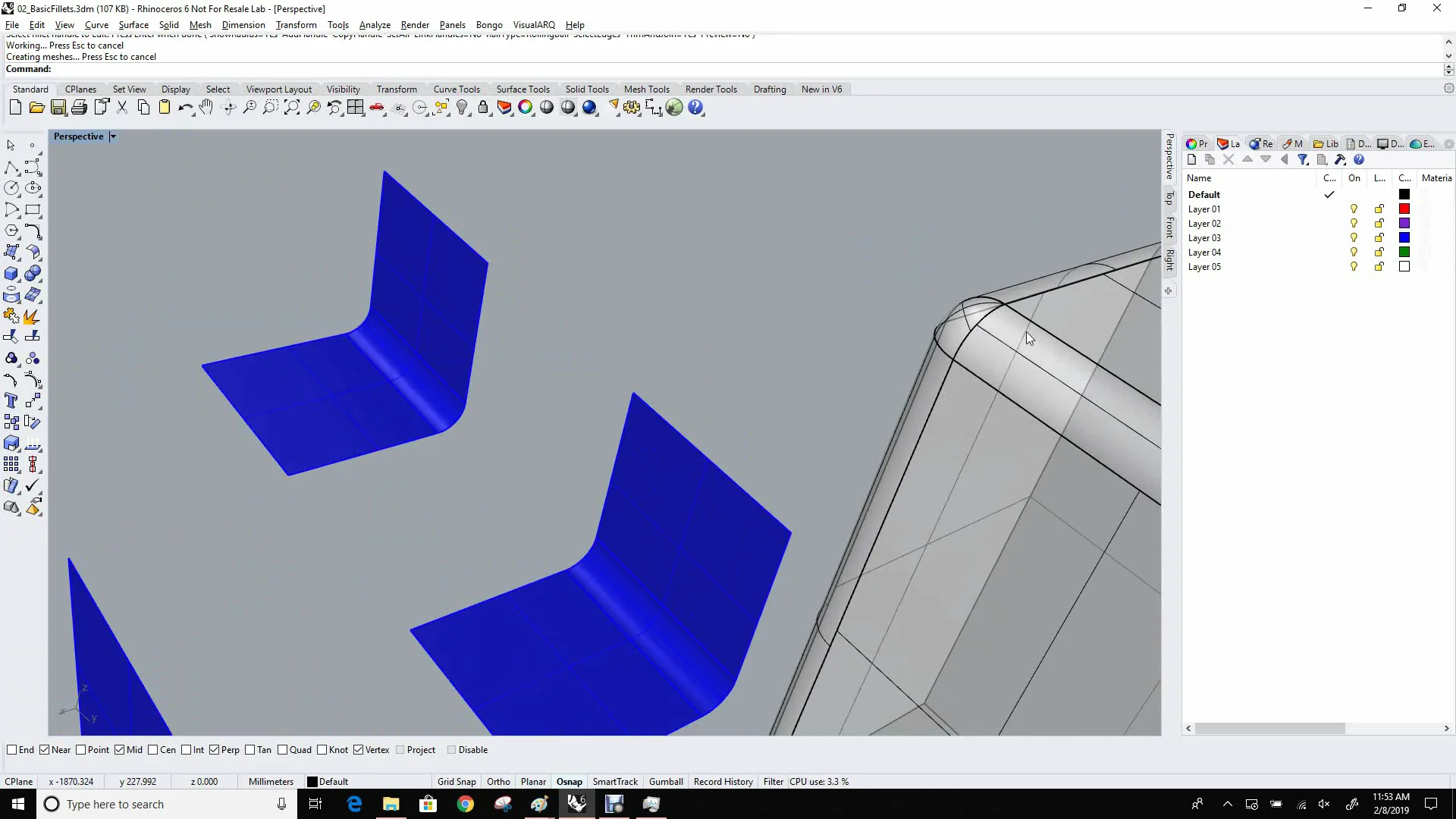 Fillet Fundamentals in Rhino - Fillet Types - 4 / 4 on Vimeo