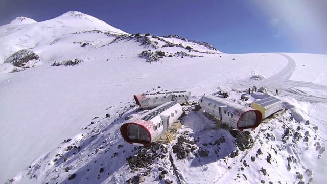 An extreme hotel in the Caucasus, Russia – Amusement Logic