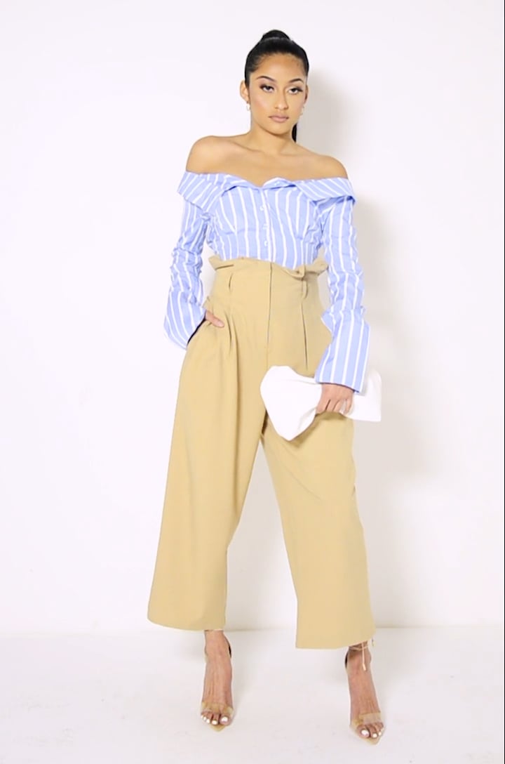 CADENCE OFF SHOULDER CROP BLOUSE on Vimeo