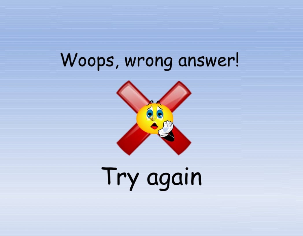 Woops, wrong answer! Try Again March 24 2019 on Vimeo