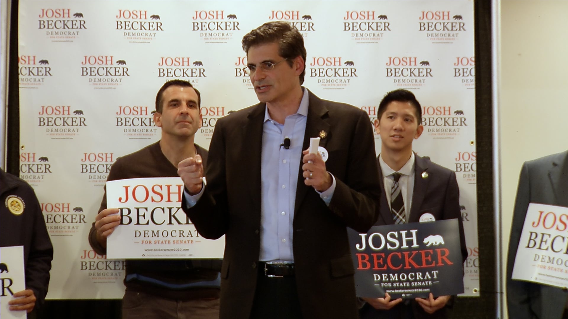 Josh Becker for State Senate Campaign Kickoff Speech (Mountain View)