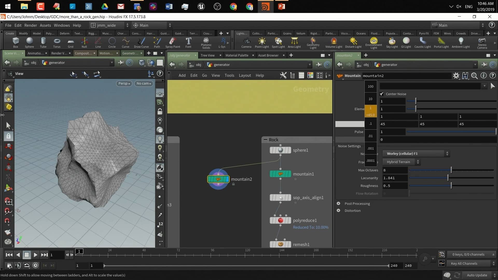 Intro to Procedural Modeling: Not Just Another Rock Generator | John ...