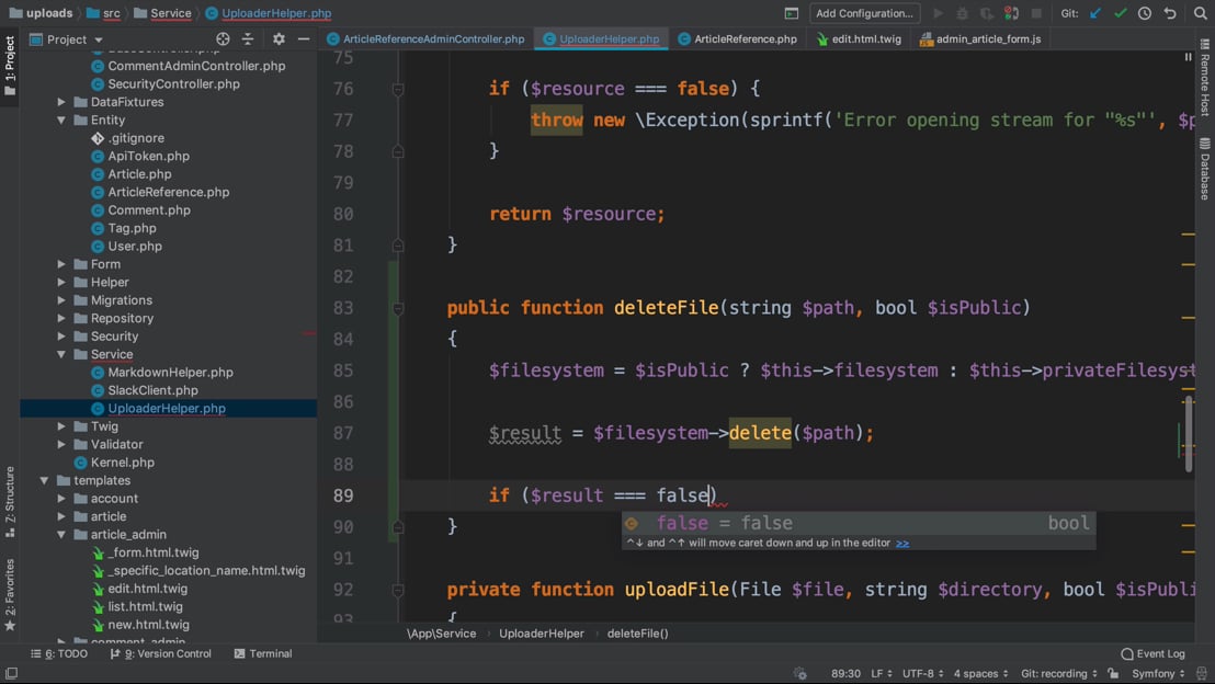 Deleting Files All About Uploading Files In Symfony Symfonycasts